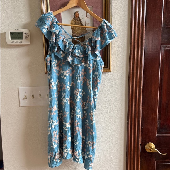 Jade By Jane | Dresses | Jade By Jane Floral Ruffle Mini Dress | Poshmark